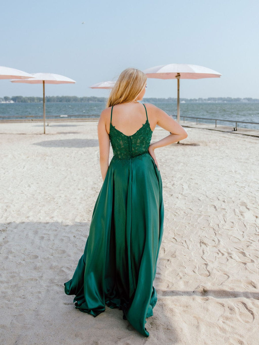 Candy Prom 04-50037 | Silk Satin Prom Dress – CandyProm