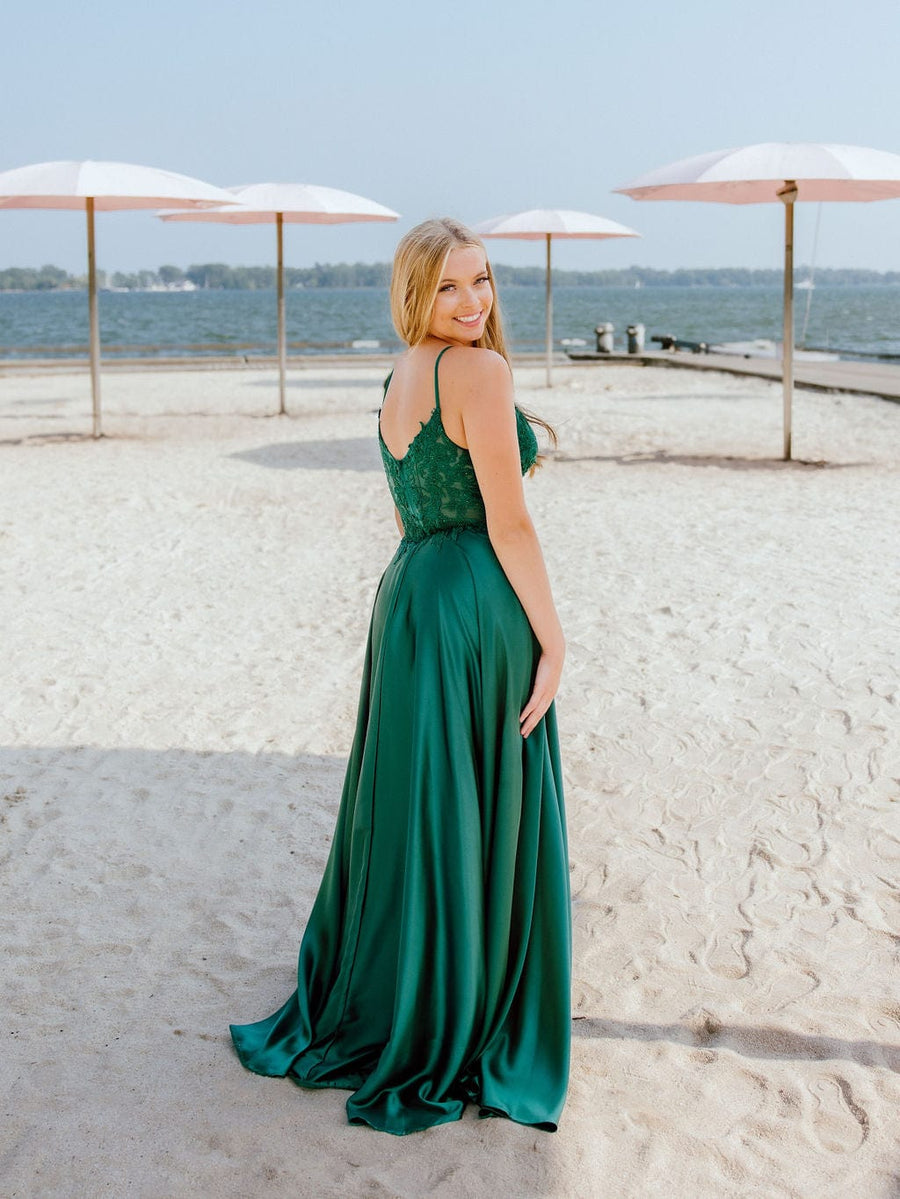 Candy Prom 04-50037 | Silk Satin Prom Dress – CandyProm